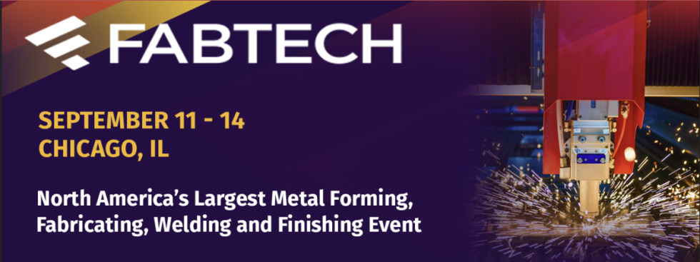 We're exhibiting at FABTECH 2023! Stop by booth D41838 to visit us ...